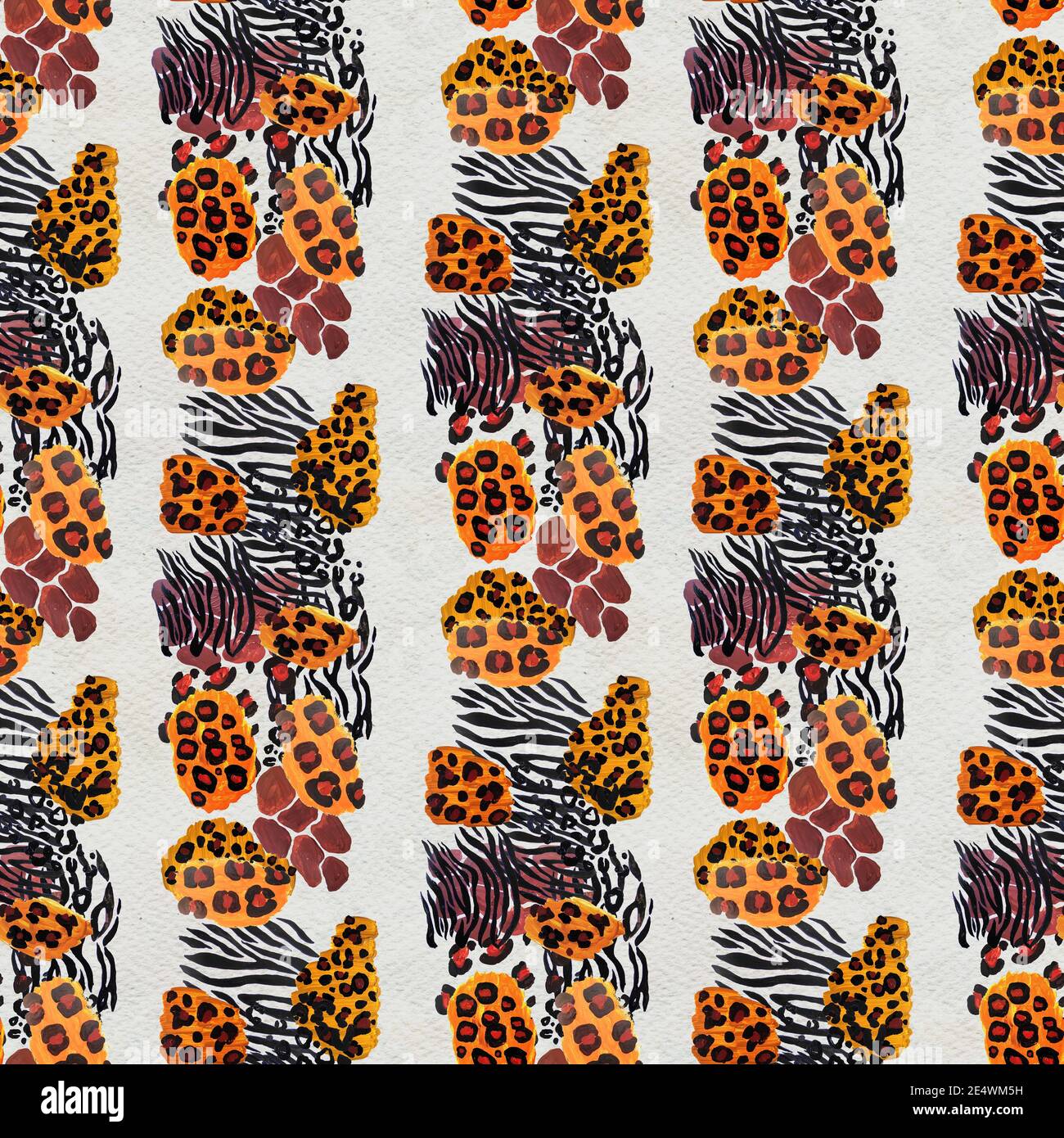 Animal mix print seamless pattern. Abstract background Stock Photo - Alamy