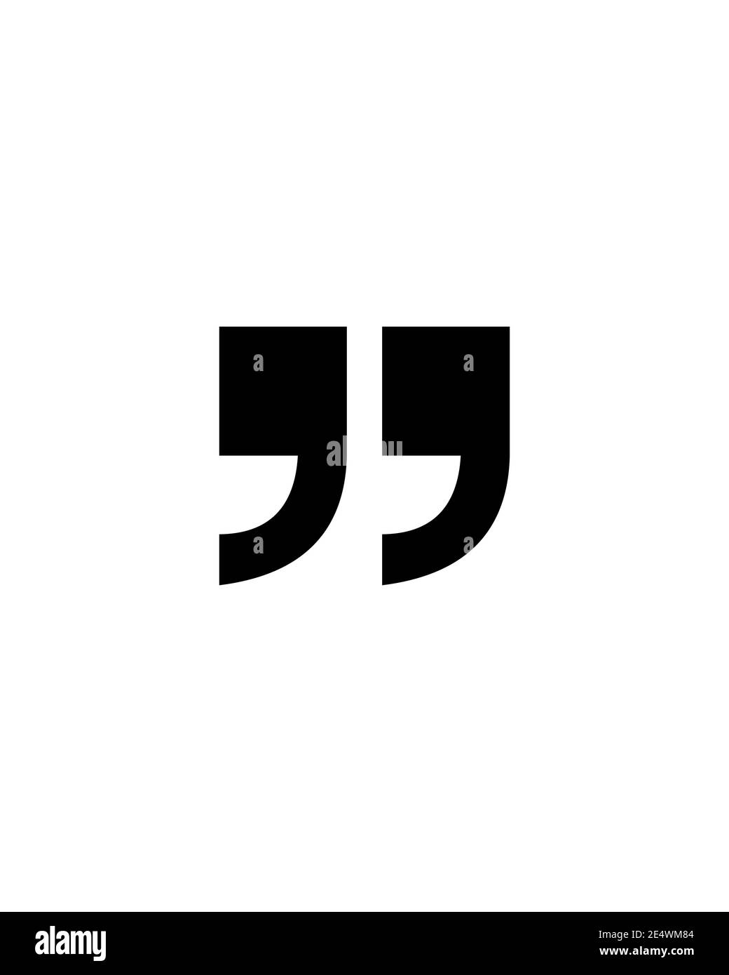 Quotes icon template Stock Vector Image & Art - Alamy