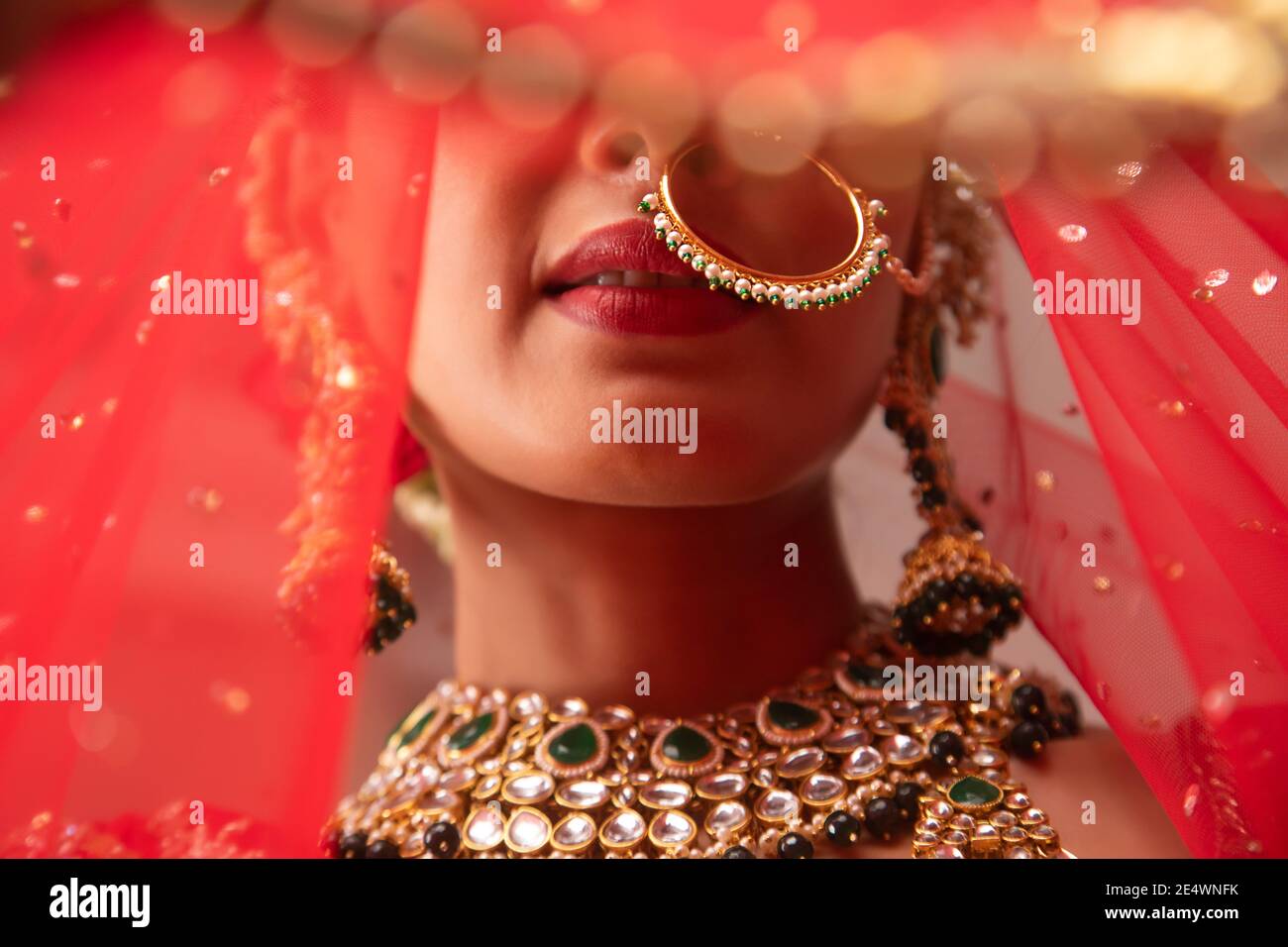 Indian veil beautiful hi-res stock photography and images - Alamy