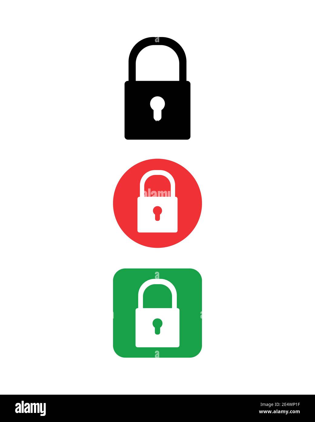 Lock sign Stock Vector Images - Alamy