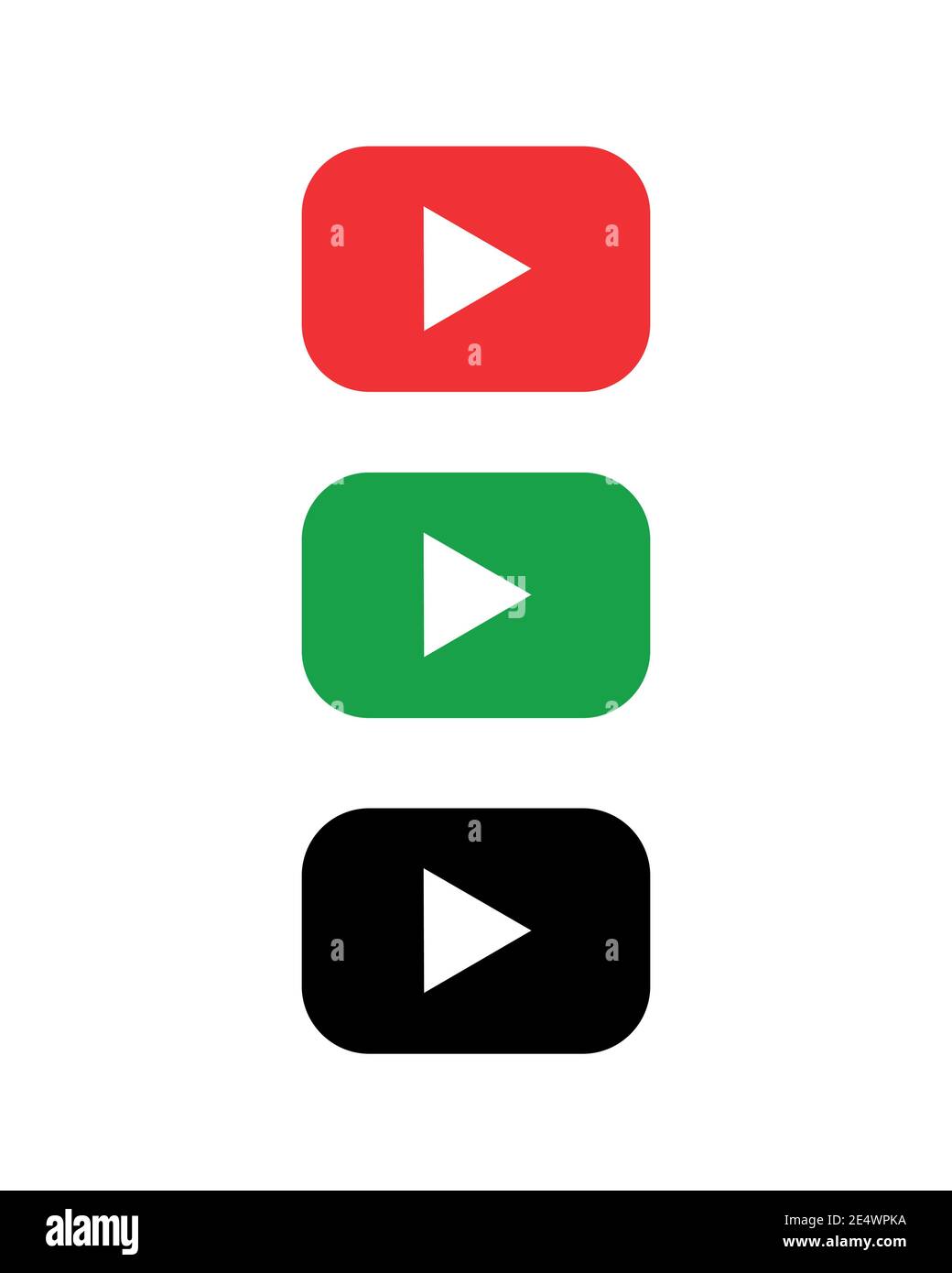 Video icon for websites Stock Vector Images - Alamy