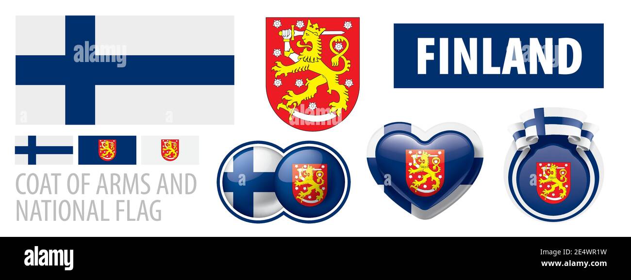National coat arms finland hi-res stock photography and images - Alamy