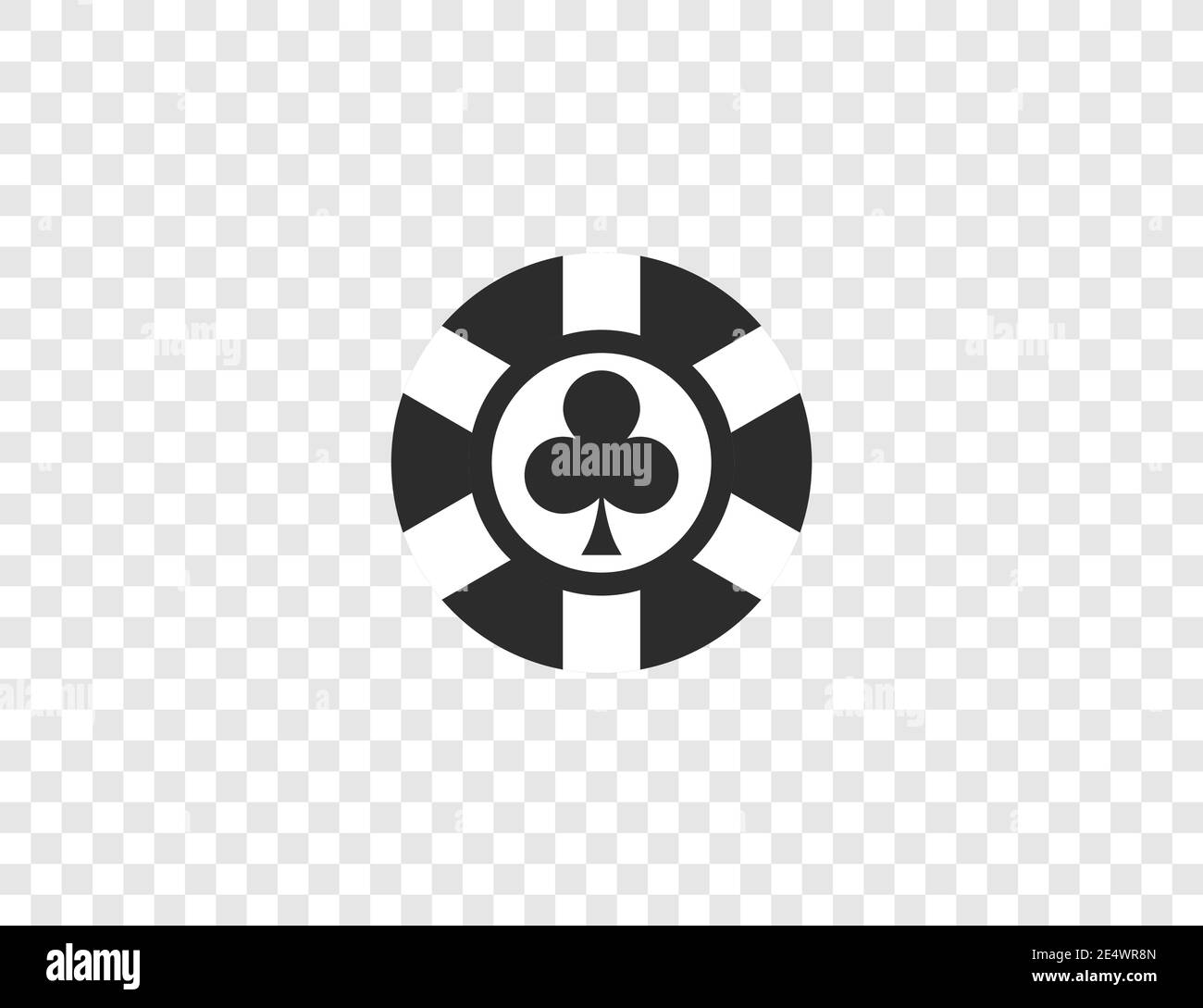 Casino, chip gamble jackpot icon. Vector illustration, flat design ...