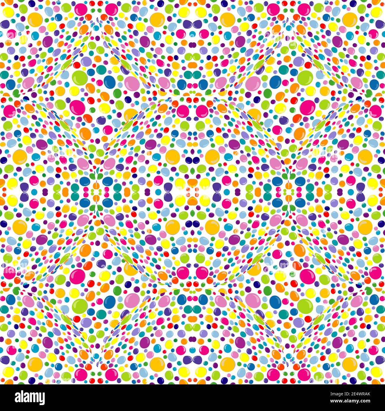 Abstract pattern with colored dots on white background Stock Vector ...