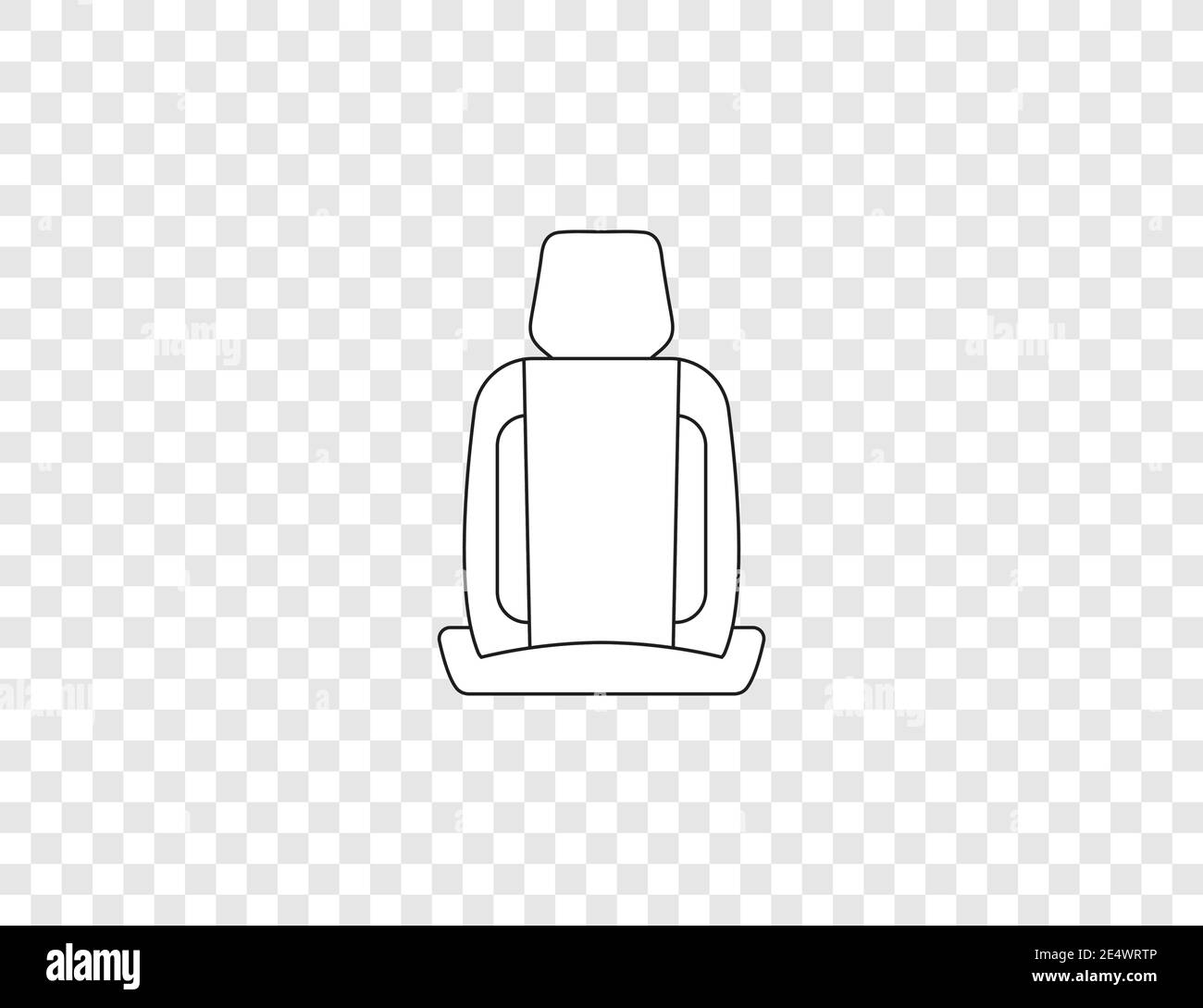 Car seat, safety icon. Vector illustration, flat design Stock Vector ...