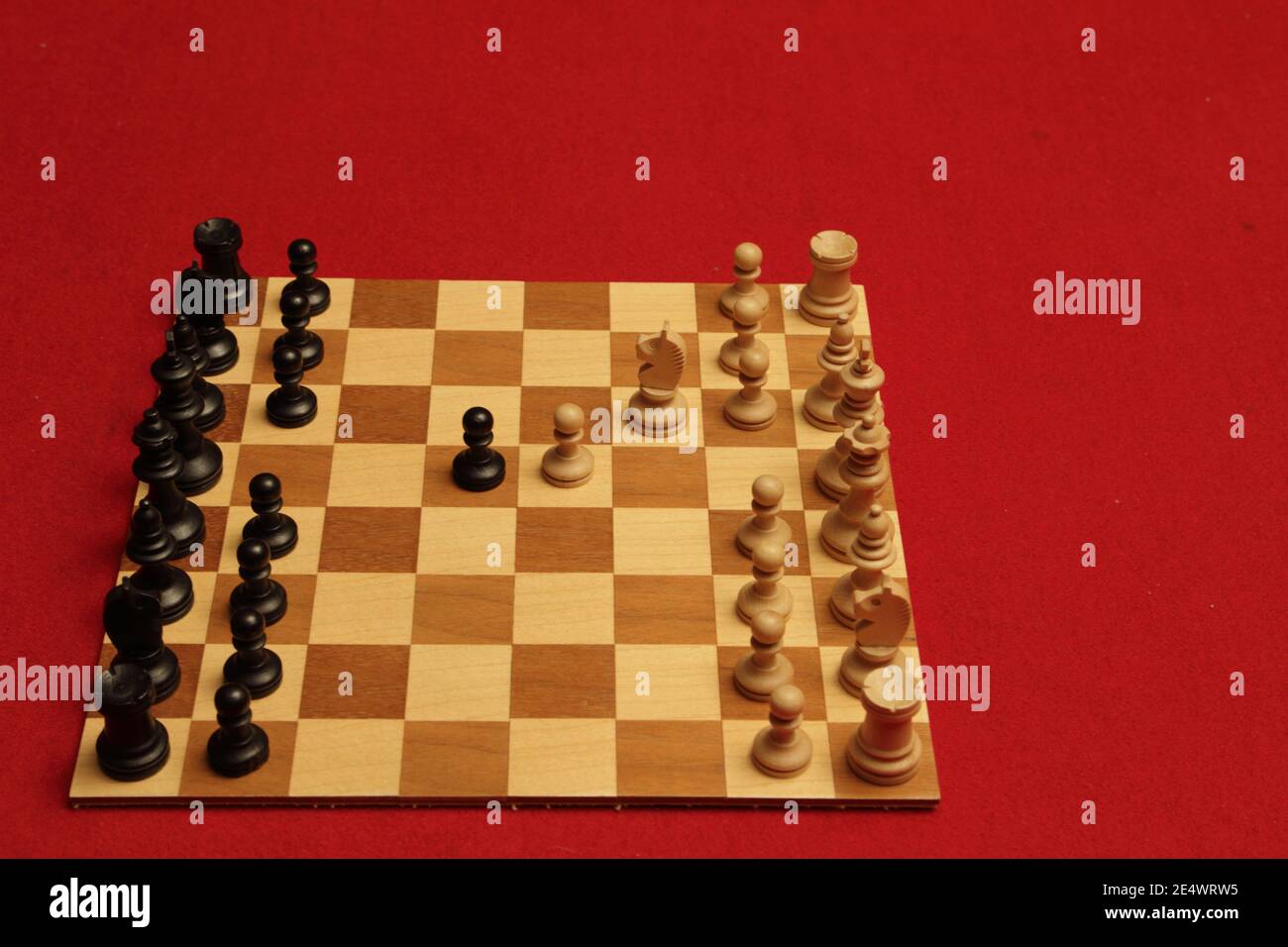 Chess Opening: Ruy López Stock Photo - Alamy