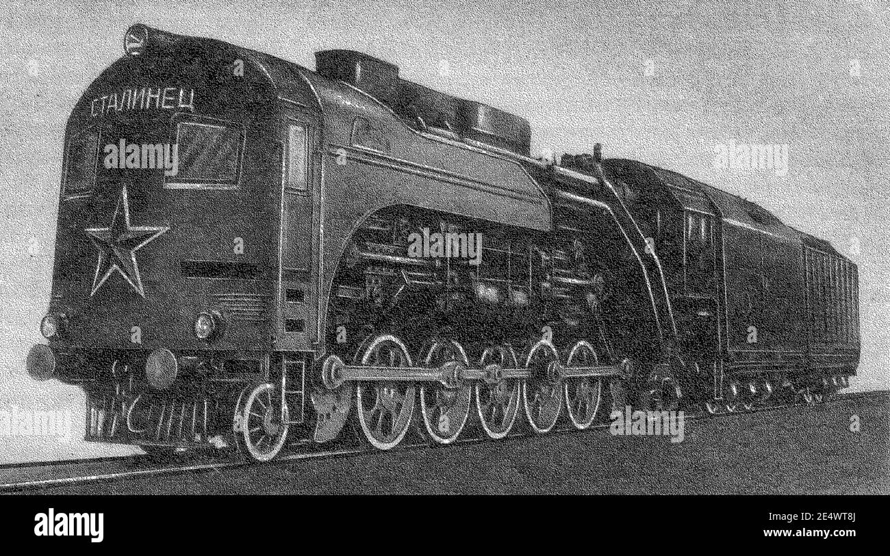 Soviet Locomotive High Resolution Stock Photography and Images - Alamy