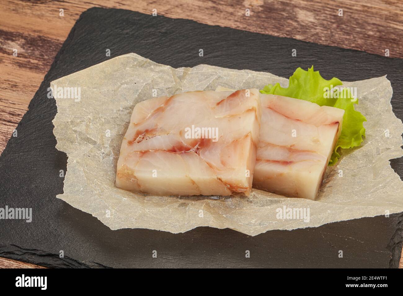 Raw dietary pollock fish fillet for cooking Stock Photo - Alamy