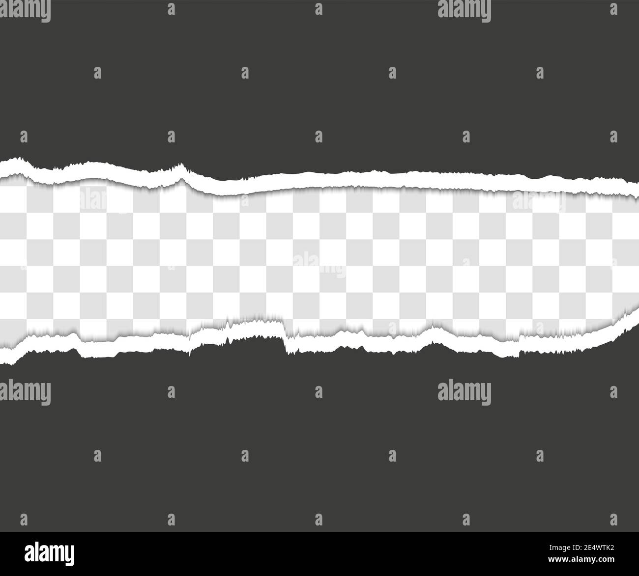 Ripped paper. Torn, ripped pieces. Vector illustration Stock Vector ...