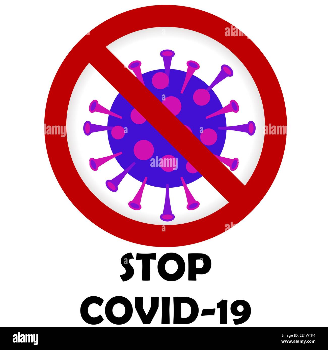 STOP Coronavirus (Covid-19) sign Stock Vector Image & Art - Alamy