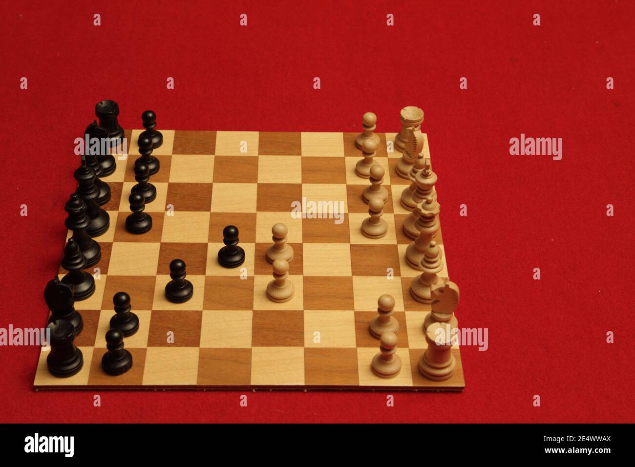 Chess Opening: Slav Defence Stock Photo - Alamy