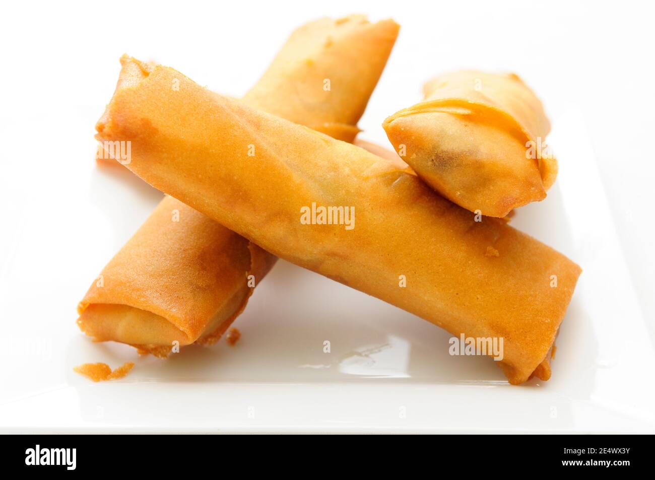 deep fried spring rolls Stock Photo - Alamy