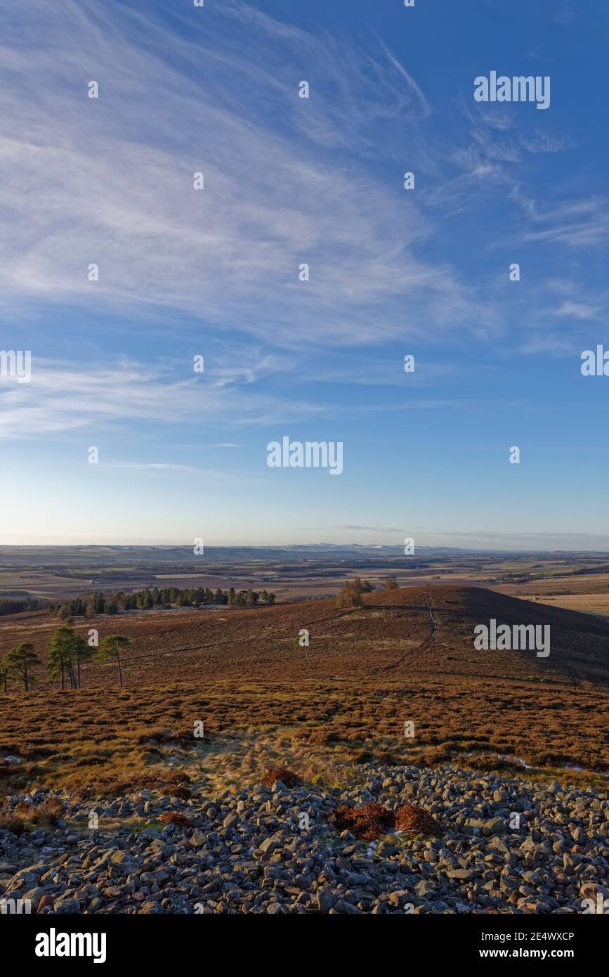 Looking down the Strathmore Valley from the Ramparts of the White ...