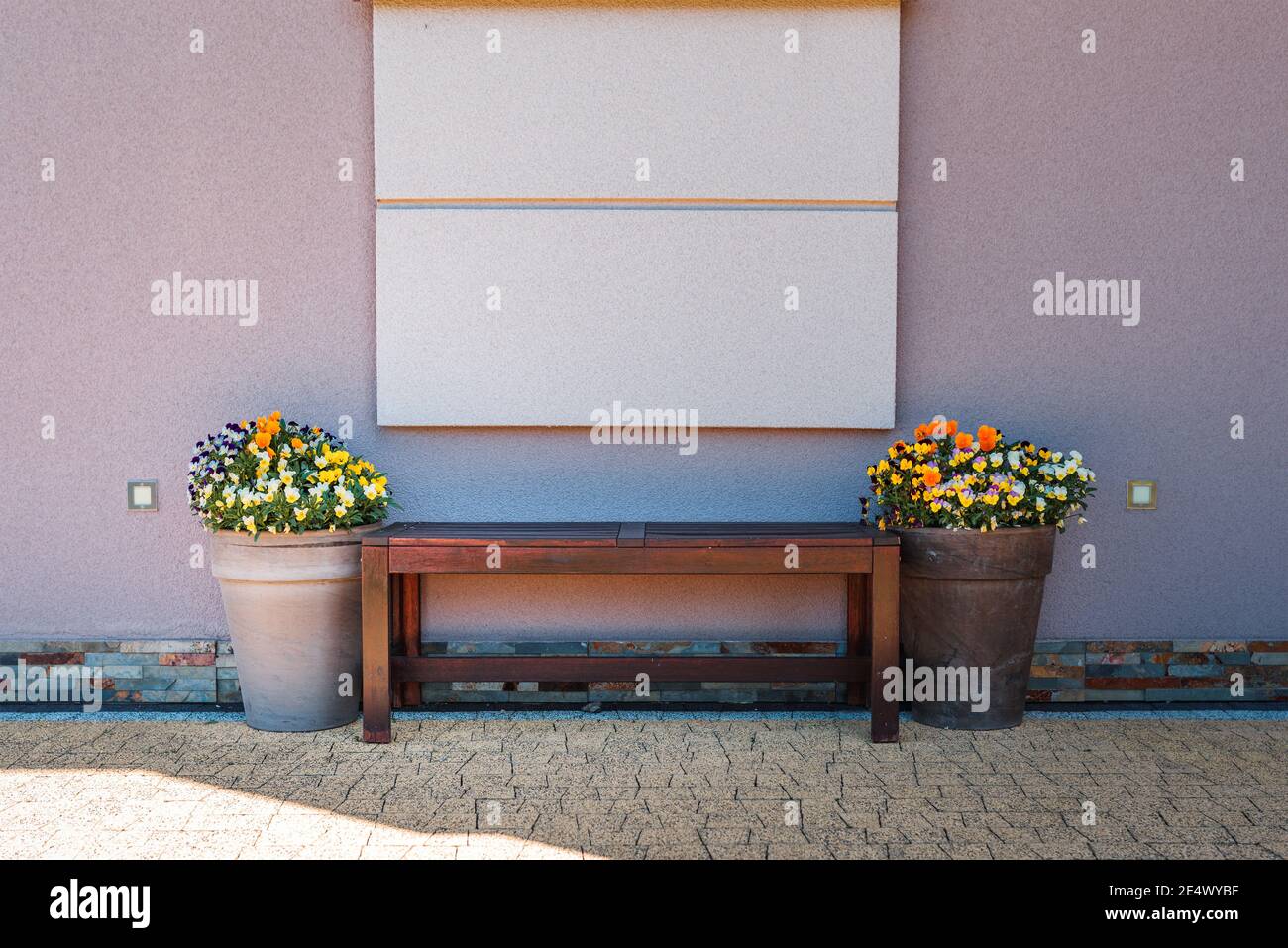 Bench under window hi-res stock photography and images - Alamy
