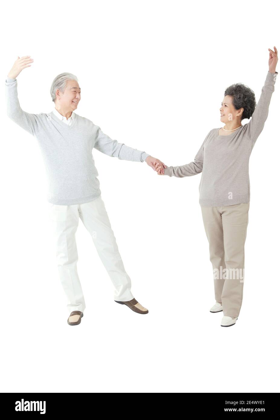 Old people dancing hands Cut Out Stock Images & Pictures - Alamy