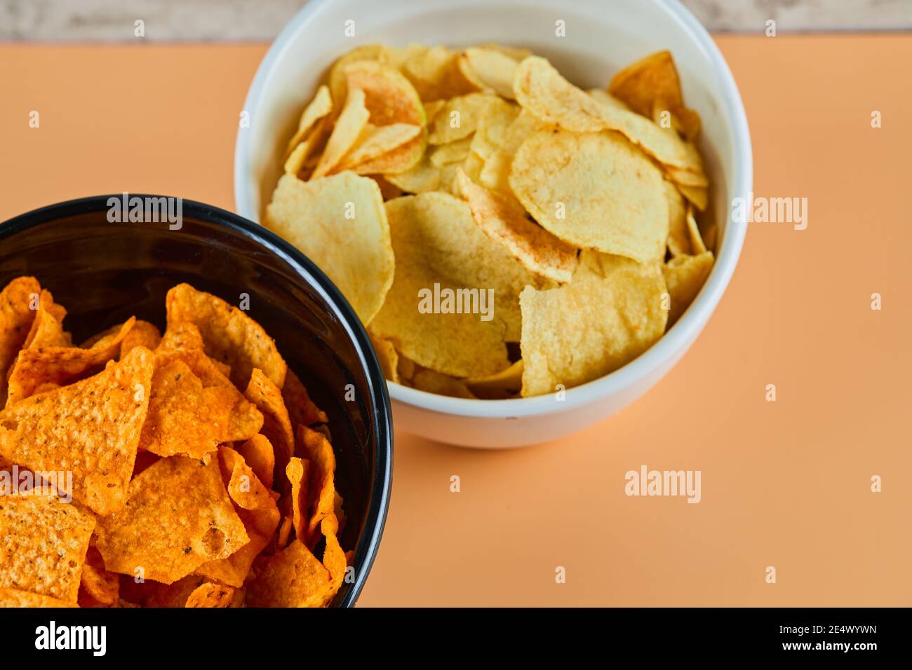 Two potato chips hi-res stock photography and images - Alamy