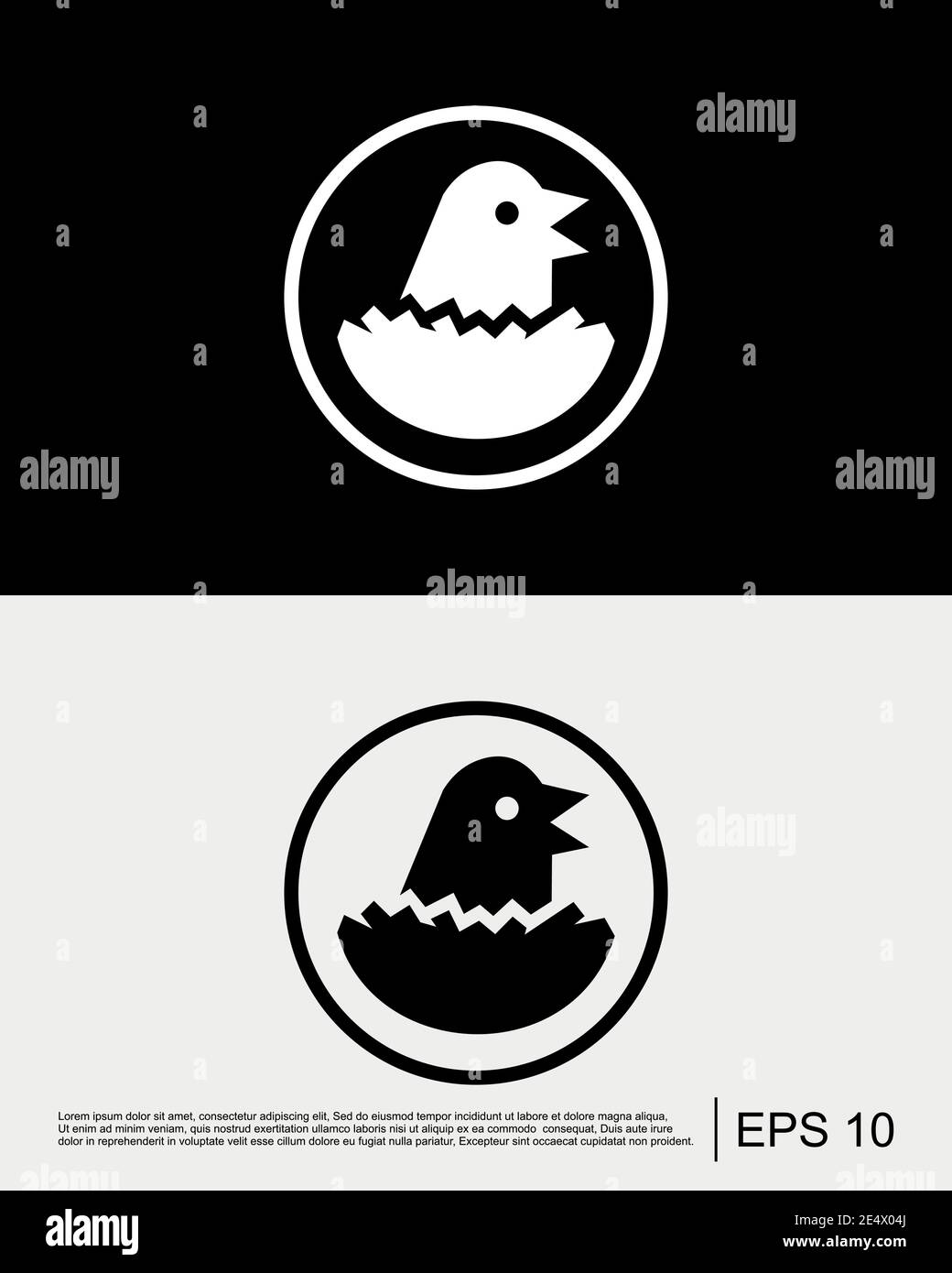 Bird nest icon Black and White Stock Photos & Images - Alamy