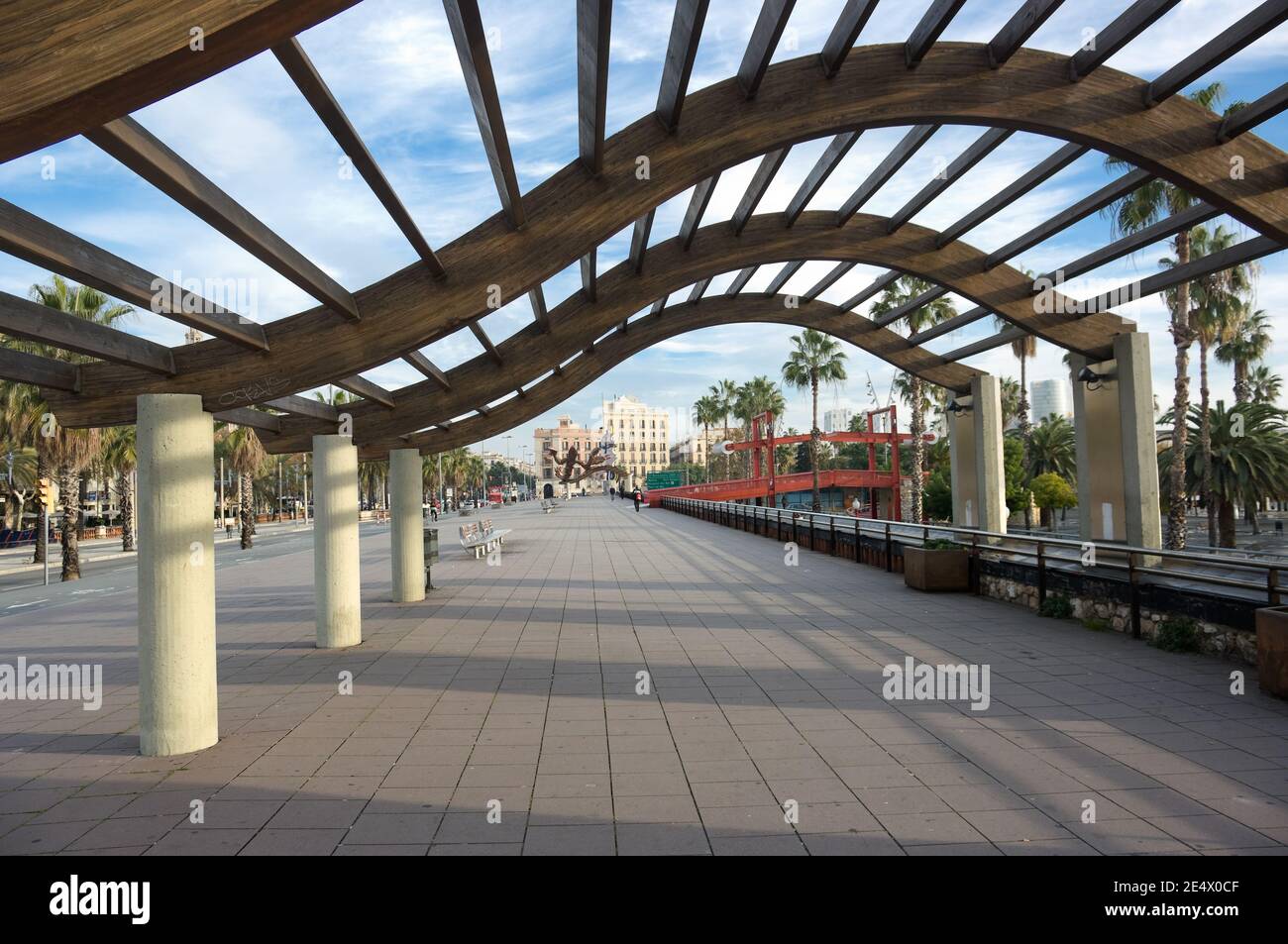 Sidewalk barcelona hi-res stock photography and images - Alamy