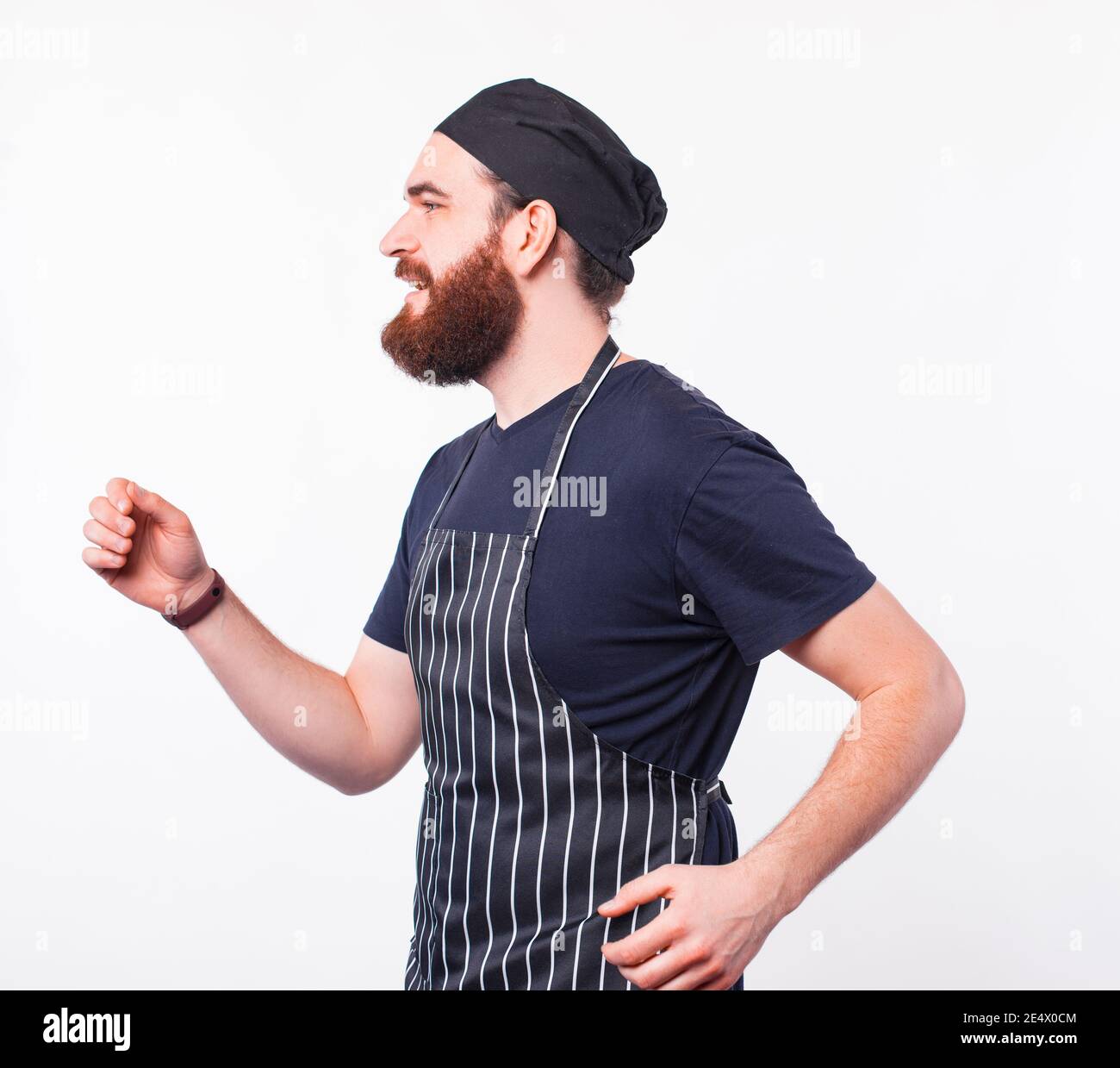 Chef white uniform rush hi-res stock photography and images - Alamy