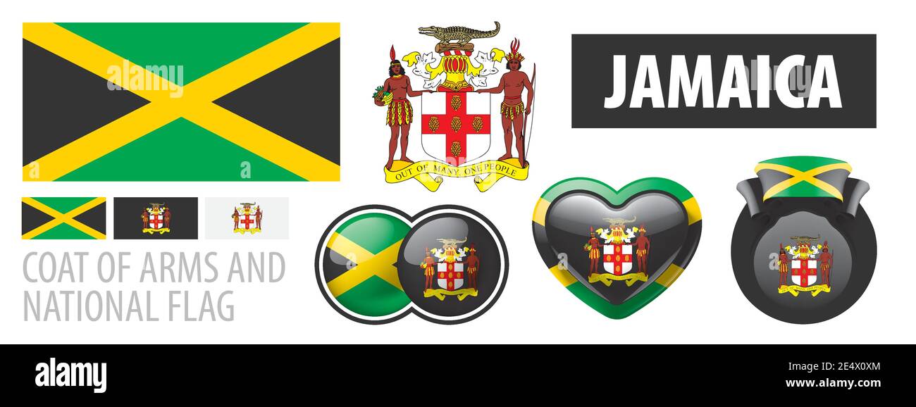 Jamaica coat of arms hi-res stock photography and images - Alamy