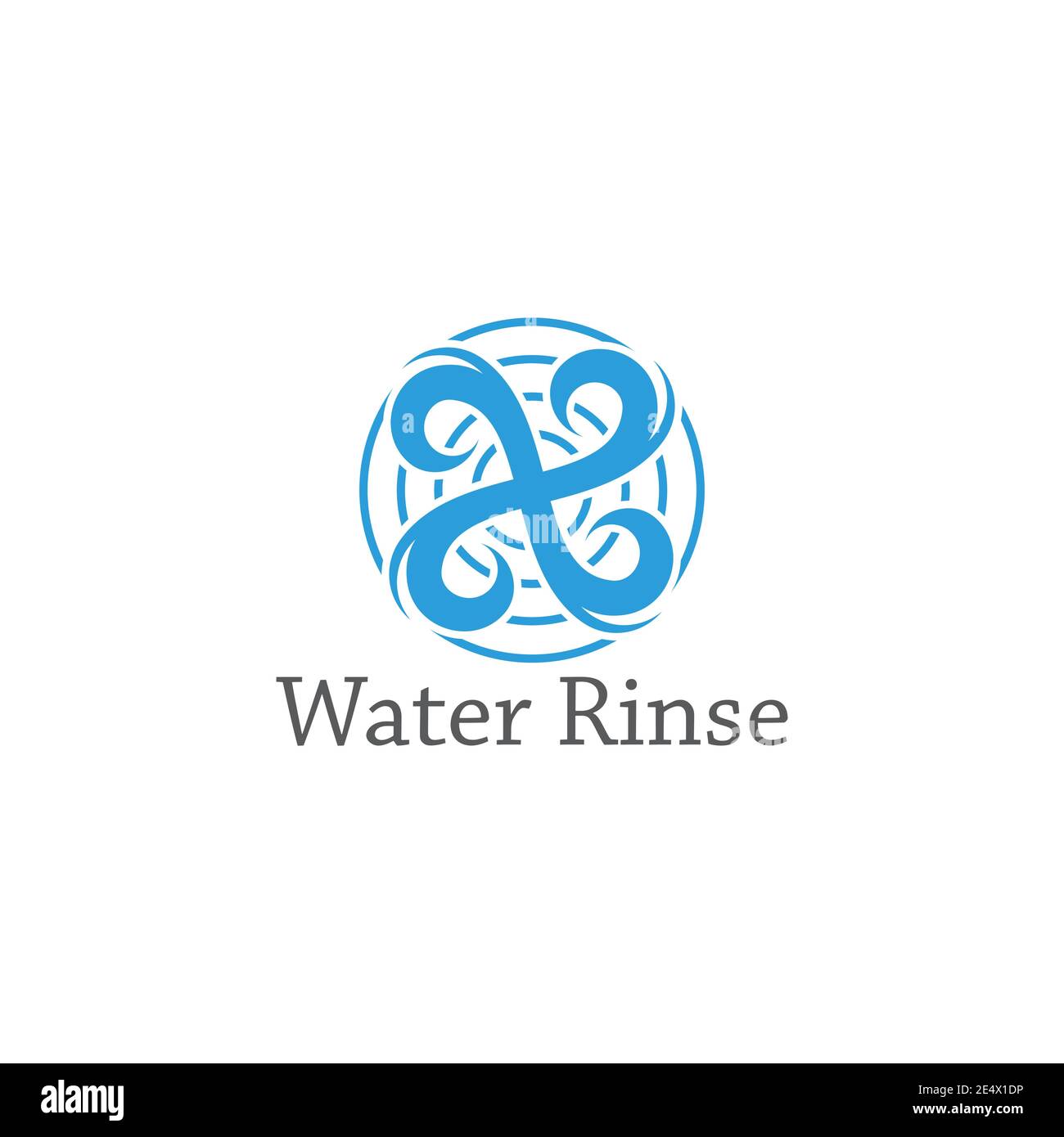 swirl water rinse motion circle symbol vector Stock Vector Image & Art ...