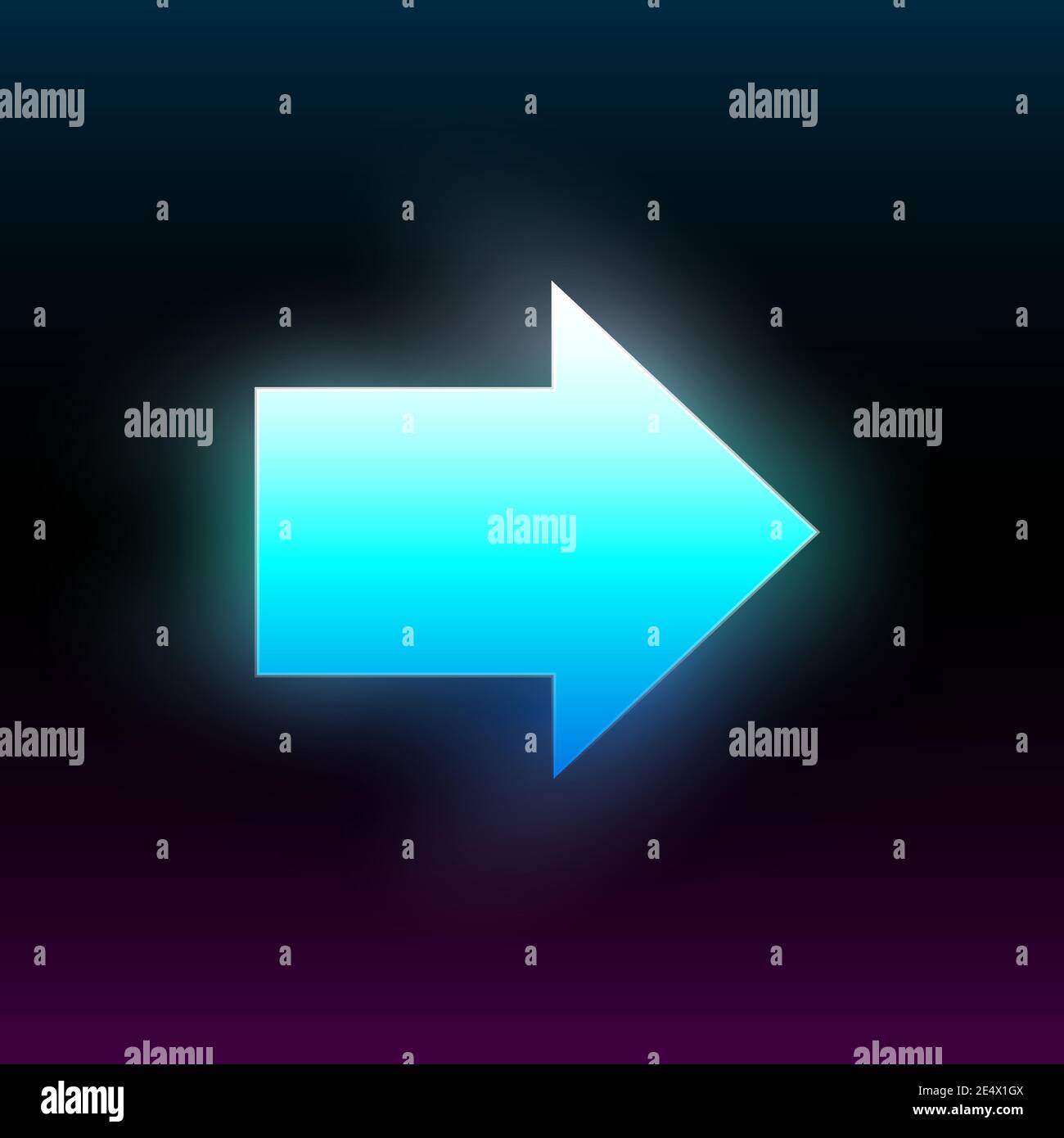 Right loop arrow hi-res stock photography and images - Alamy