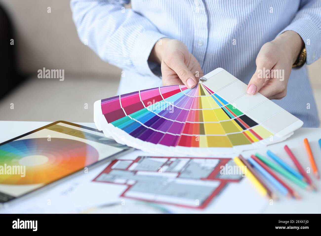 Color palette for repair hi-res stock photography and images - Alamy