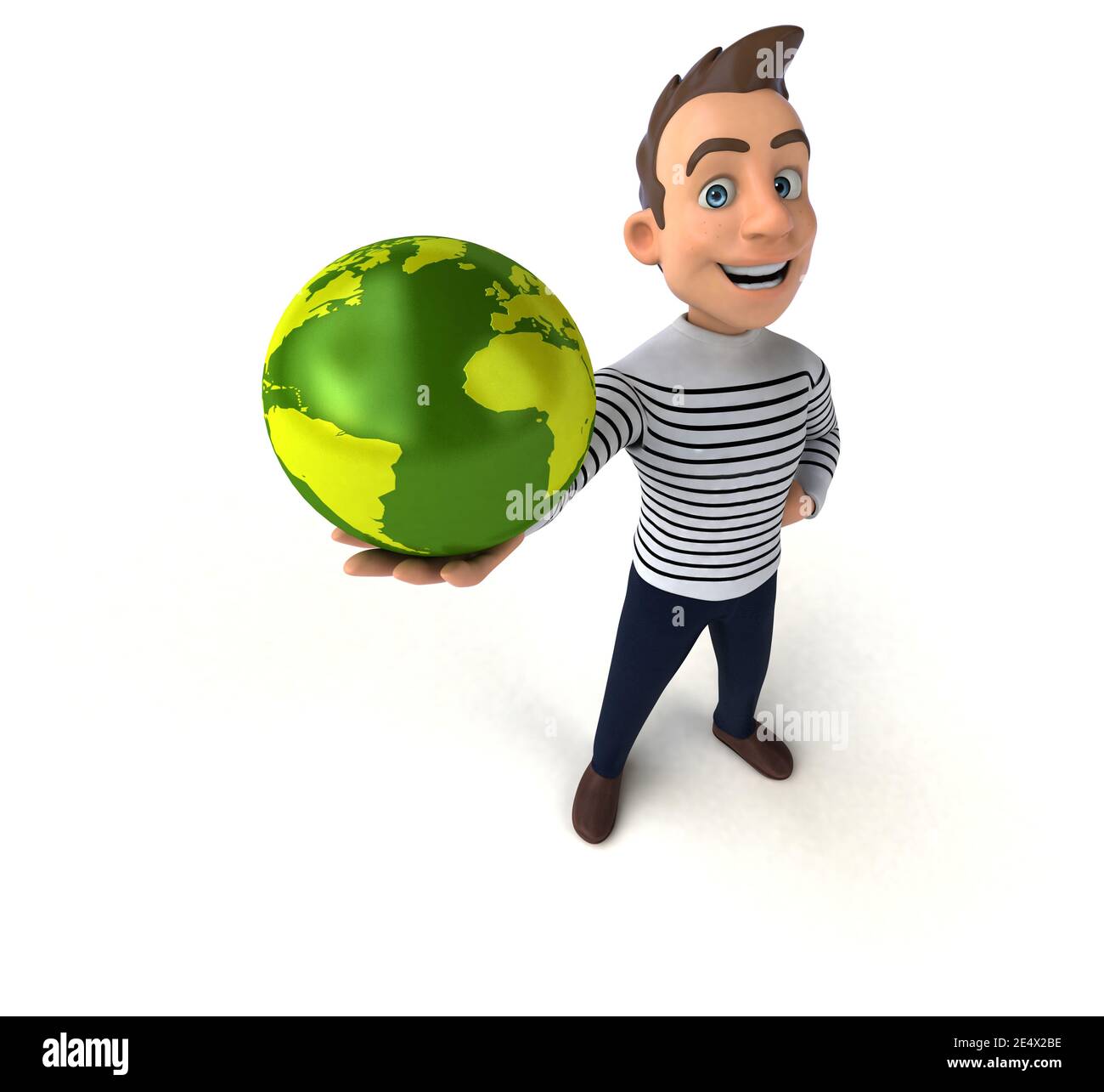 Fun cartoon character planet 3d Cut Out Stock Images & Pictures - Alamy