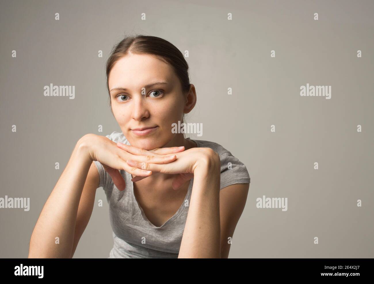 picture of young good-looking teenage girl isolated Stock Photo - Alamy