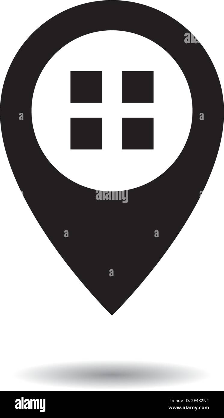 Location point Logo vector Stock Vector Image & Art - Alamy