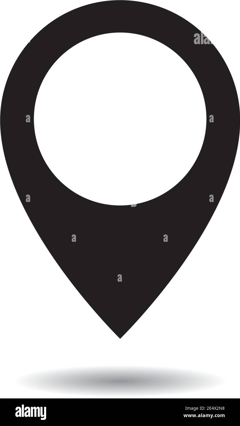 Location point Logo vector Stock Vector Image & Art - Alamy