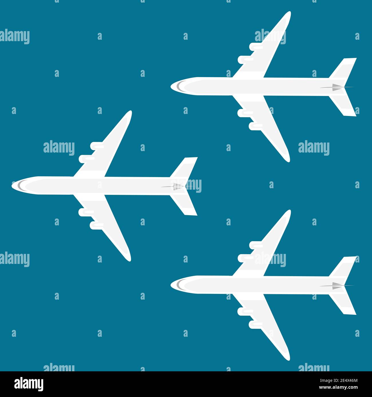 Airplanes Stock Vector Images - Alamy