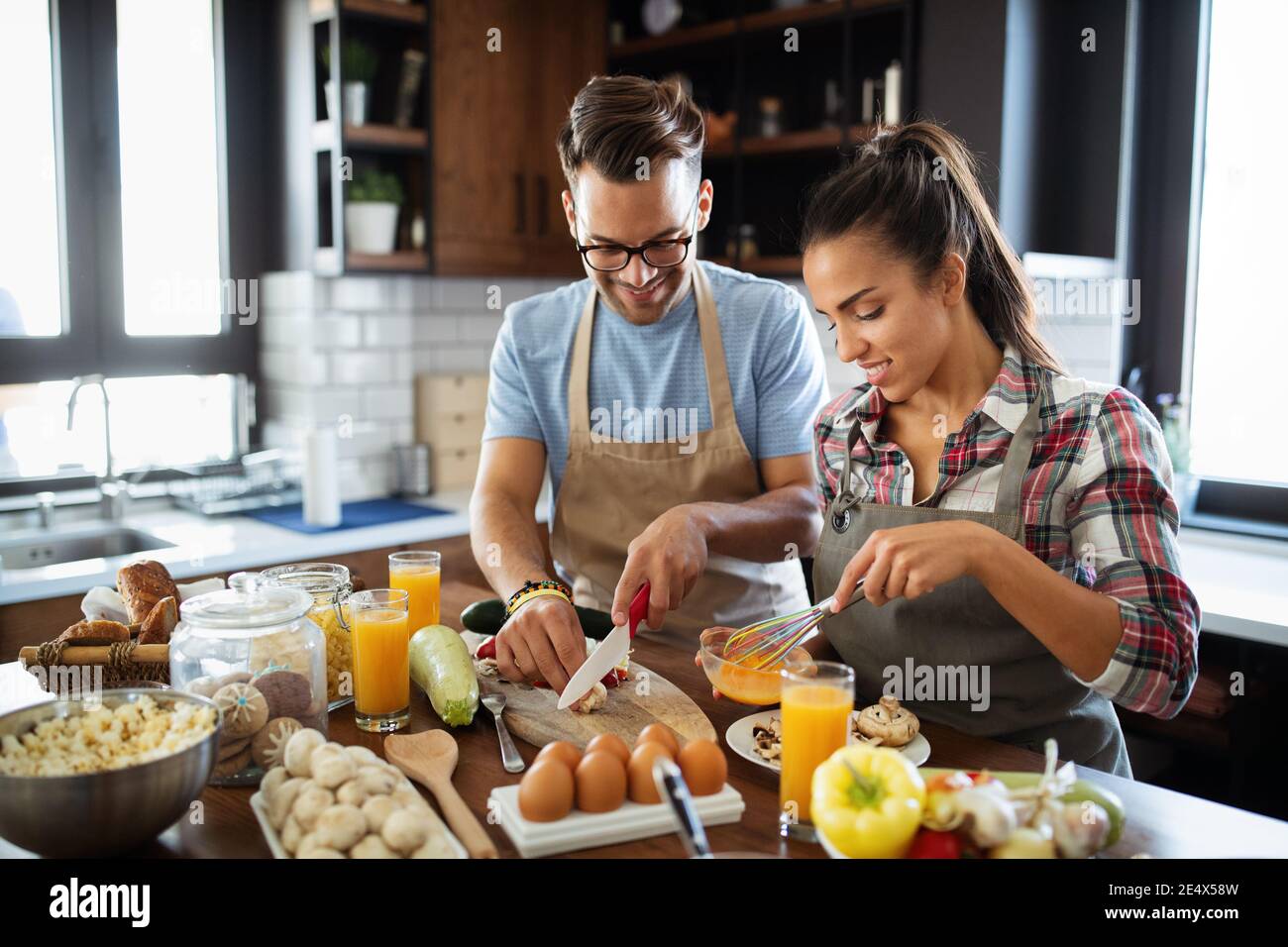 People Cooking Together