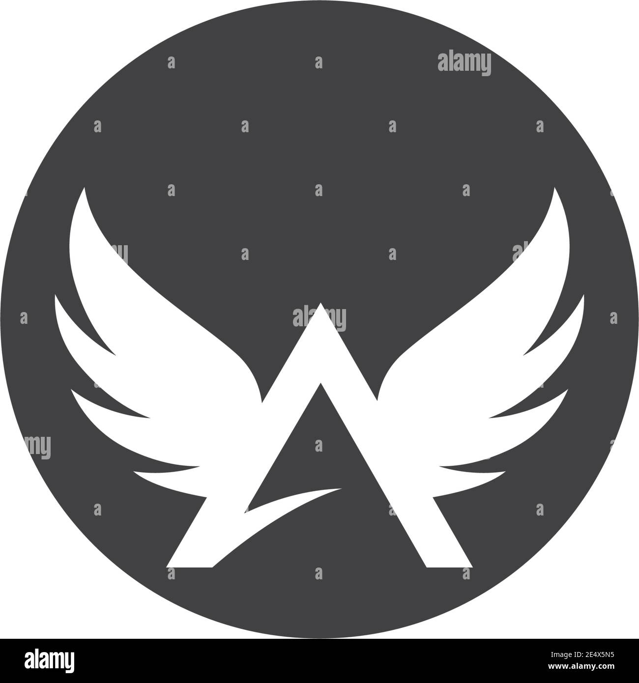 A wing logo Cut Out Stock Images & Pictures - Alamy