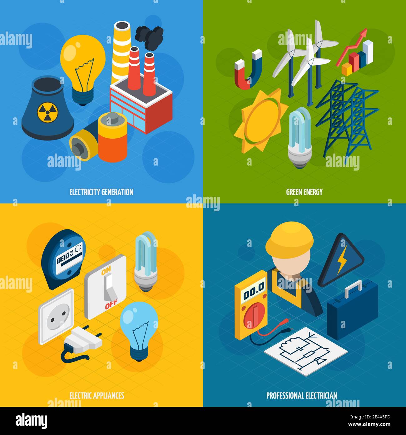 Wire windmill Stock Vector Images - Alamy