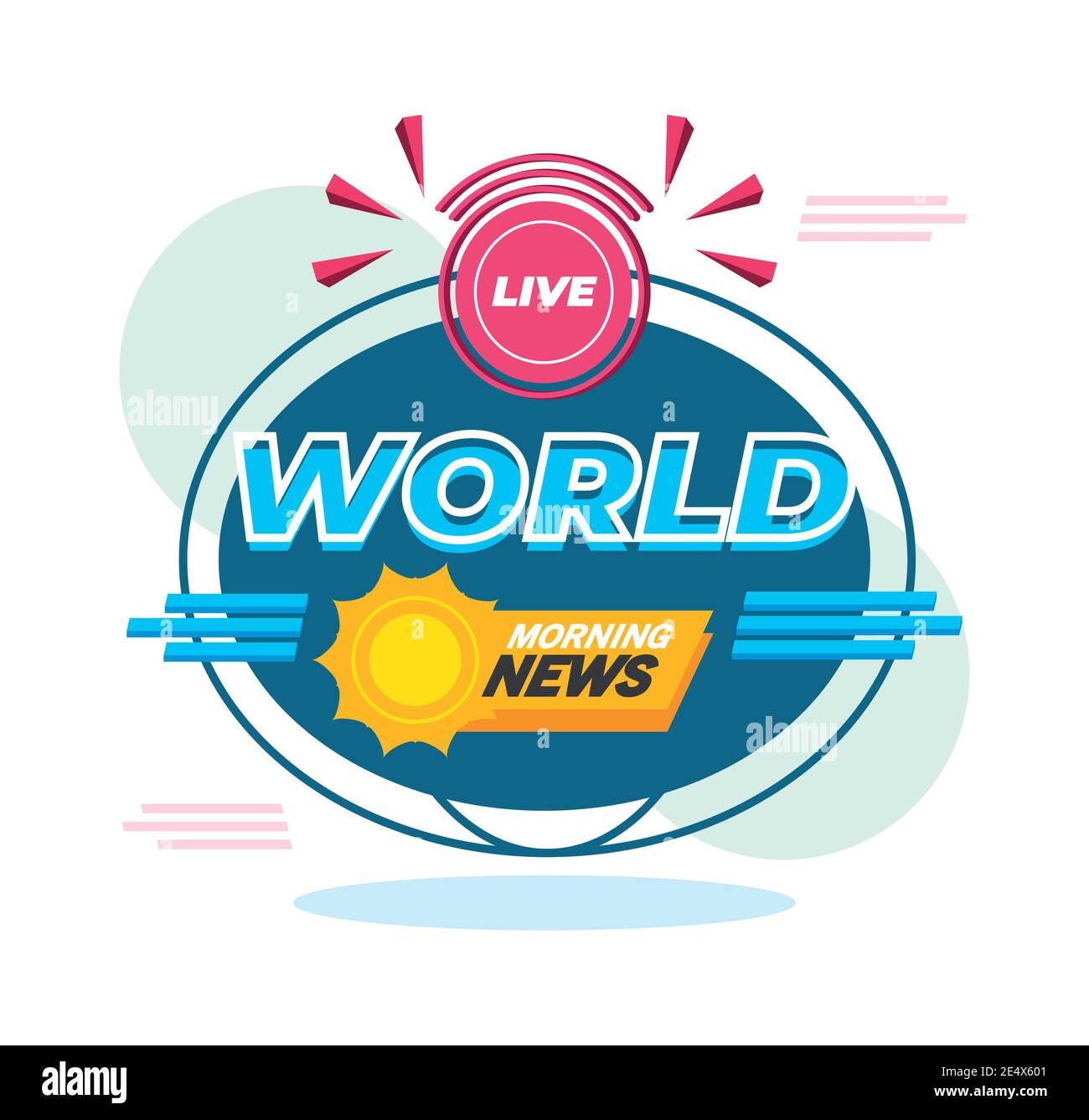 world and morning live news banner design, Technology channel ...