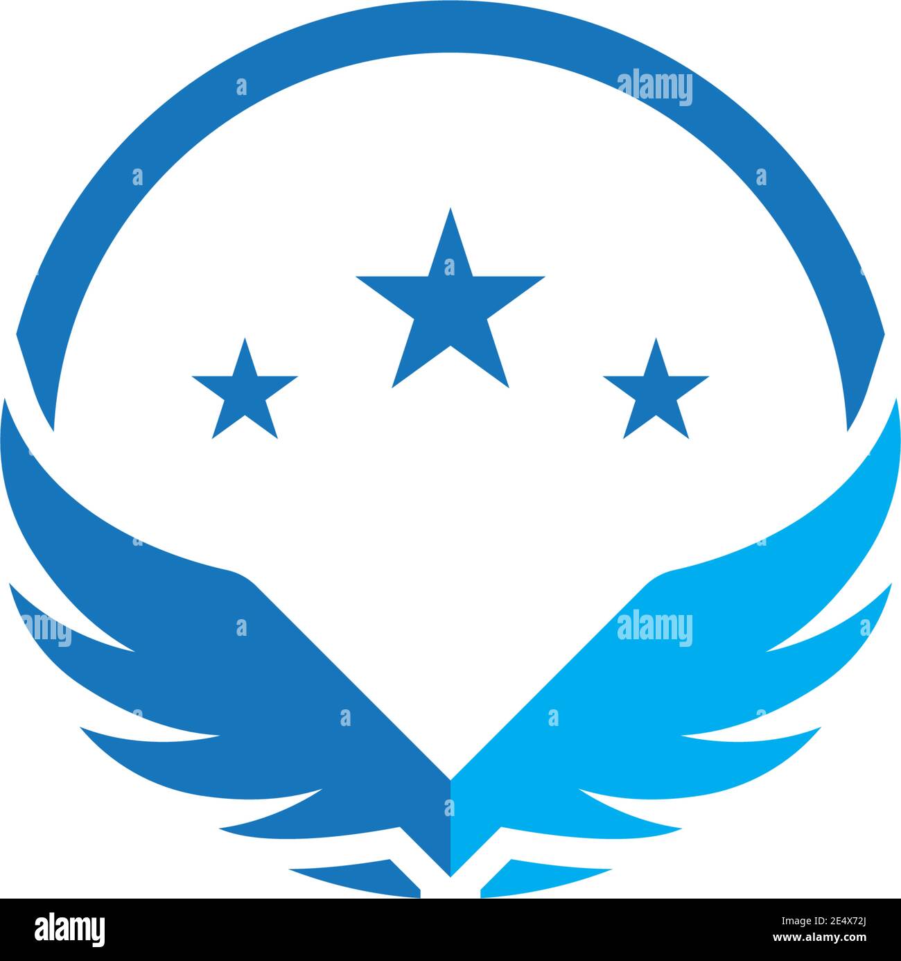 Falcon Wing Logo Template vector icon design Stock Vector Image & Art ...