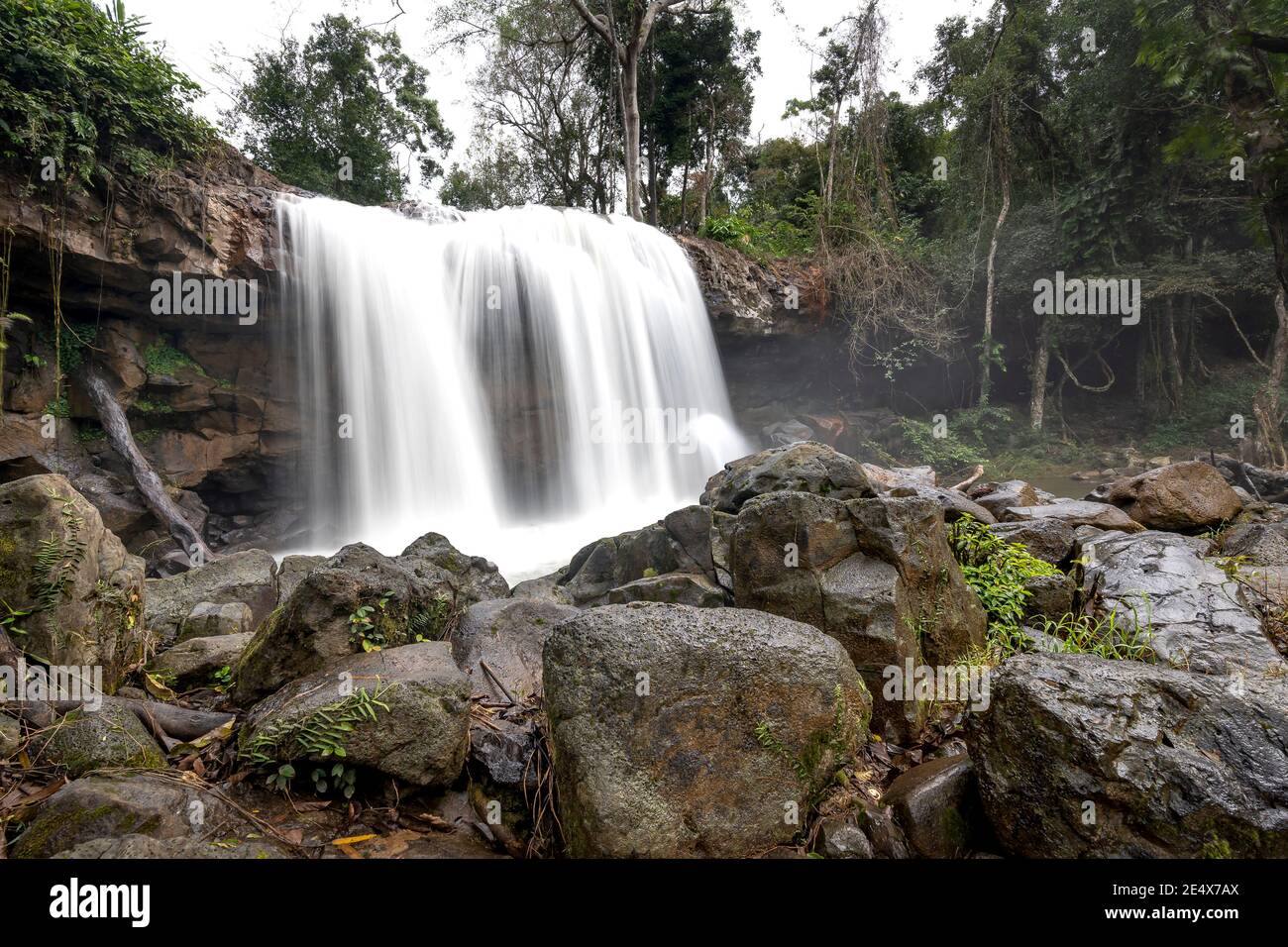 Picture of Hang Roi waterfall in K Bang district, Gia Lai province ...