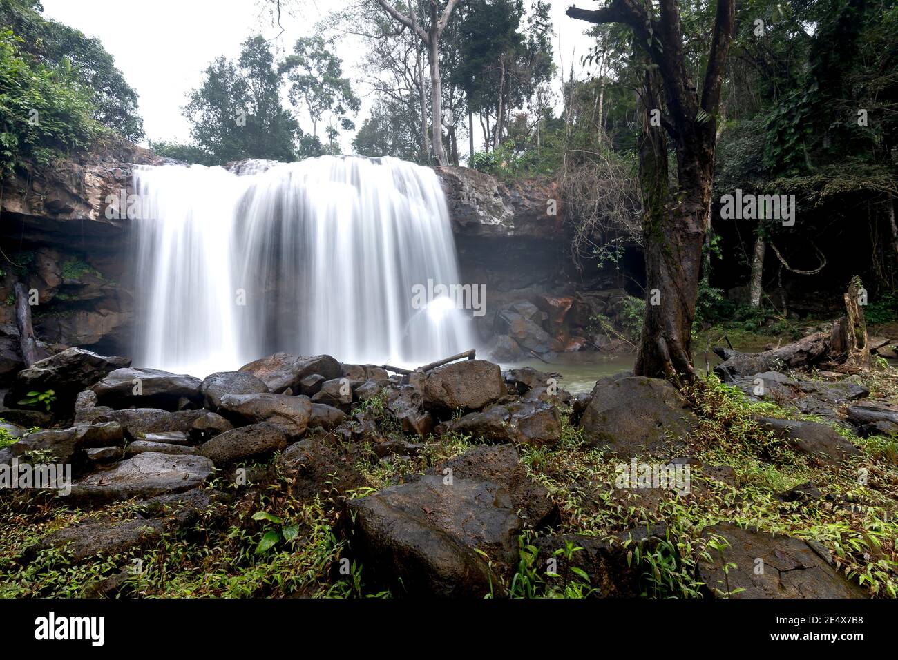 Picture of Hang Roi waterfall in K Bang district, Gia Lai province ...