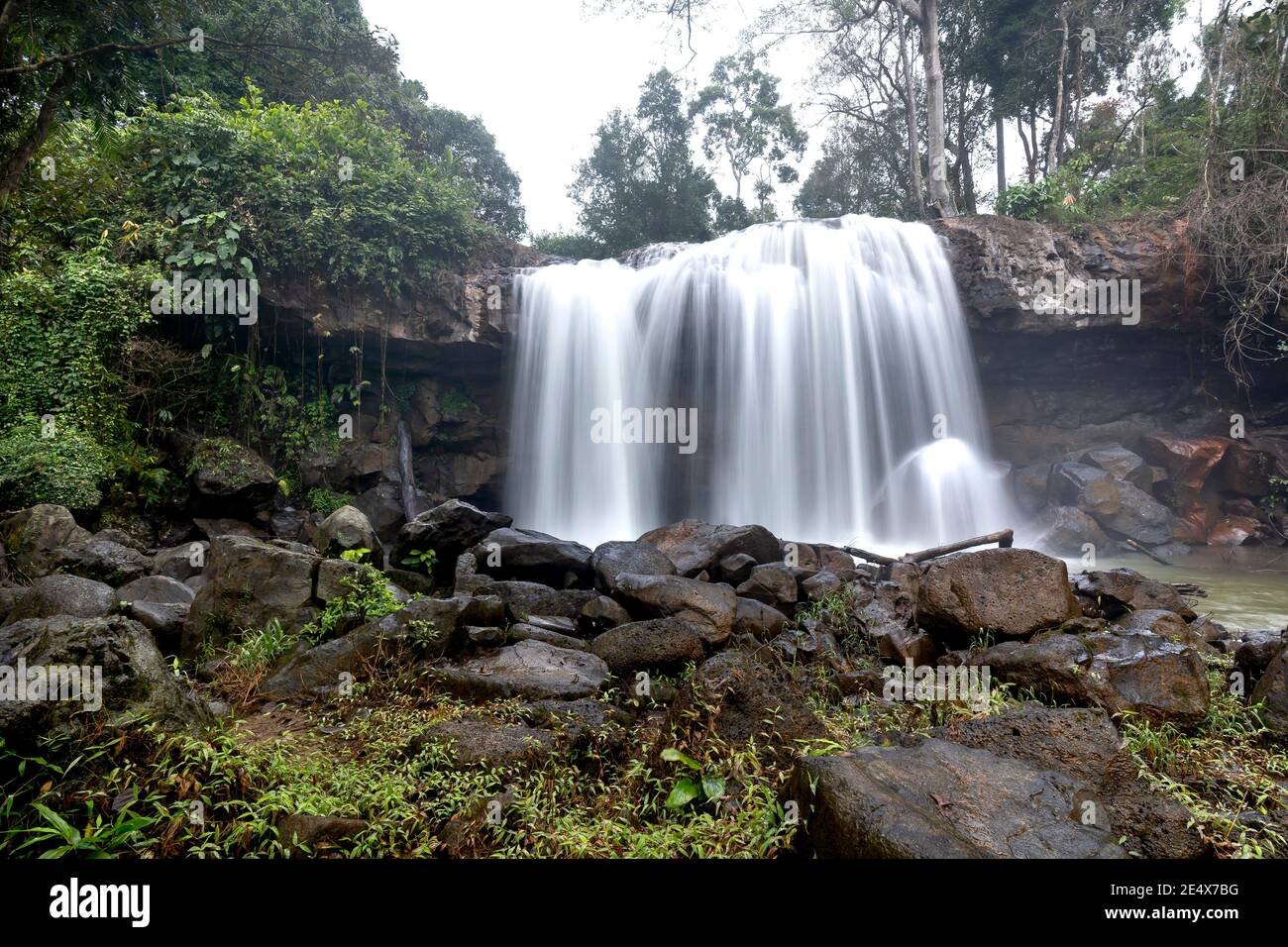 Picture of Hang Roi waterfall in K Bang district, Gia Lai province ...