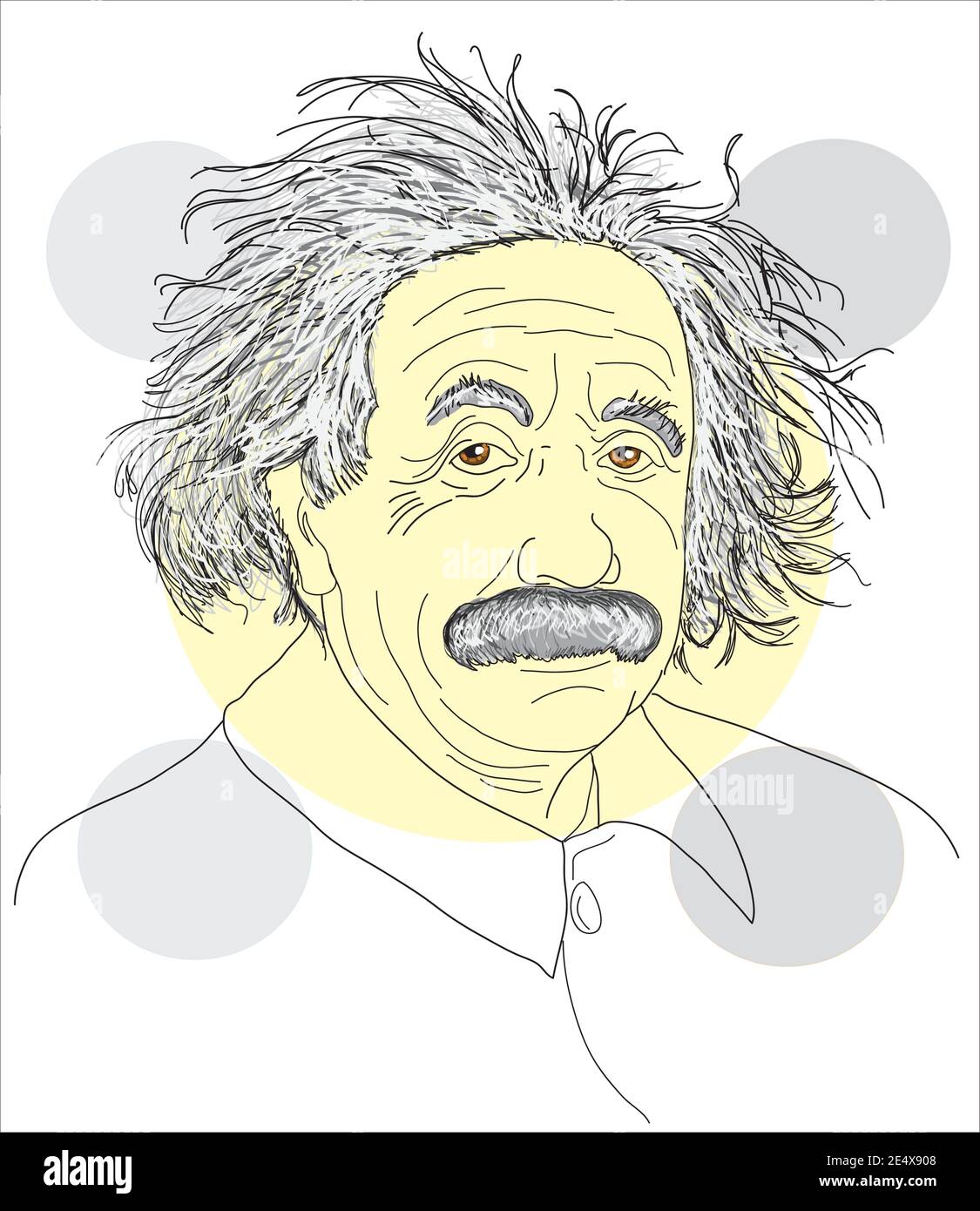 Albert einstein cartoon hi-res stock photography and images - Alamy