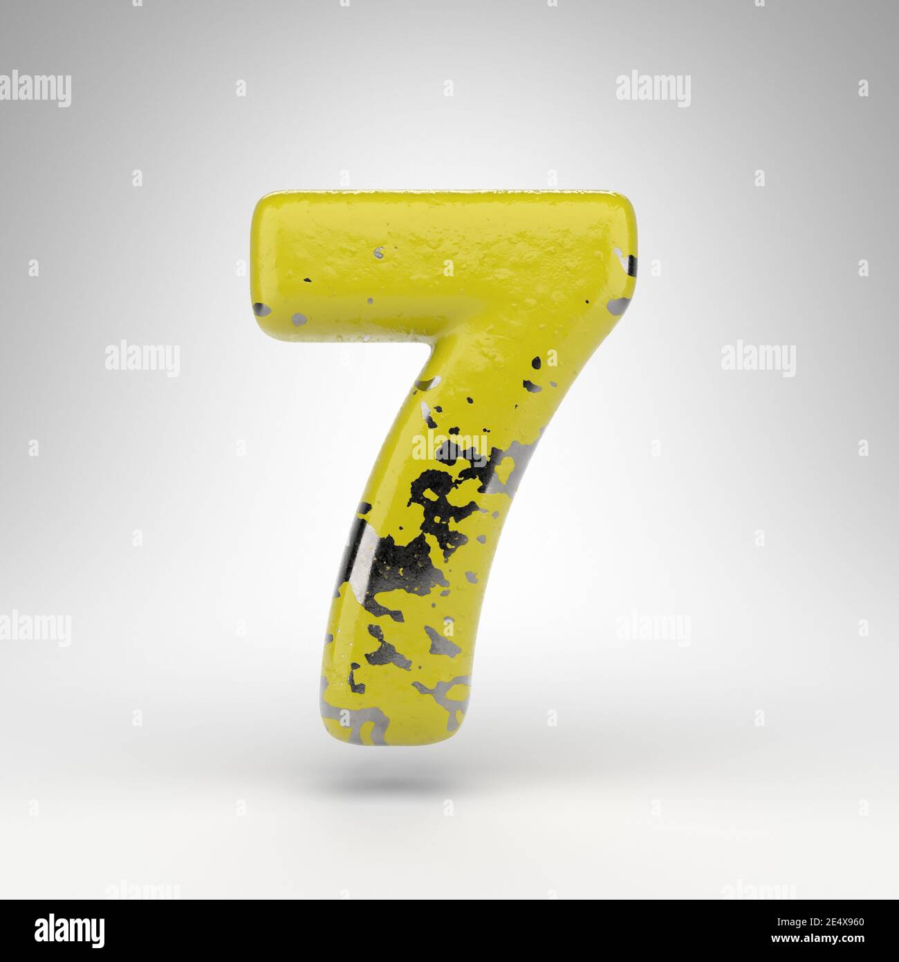 Yellow number 7 hi-res stock photography and images - Alamy
