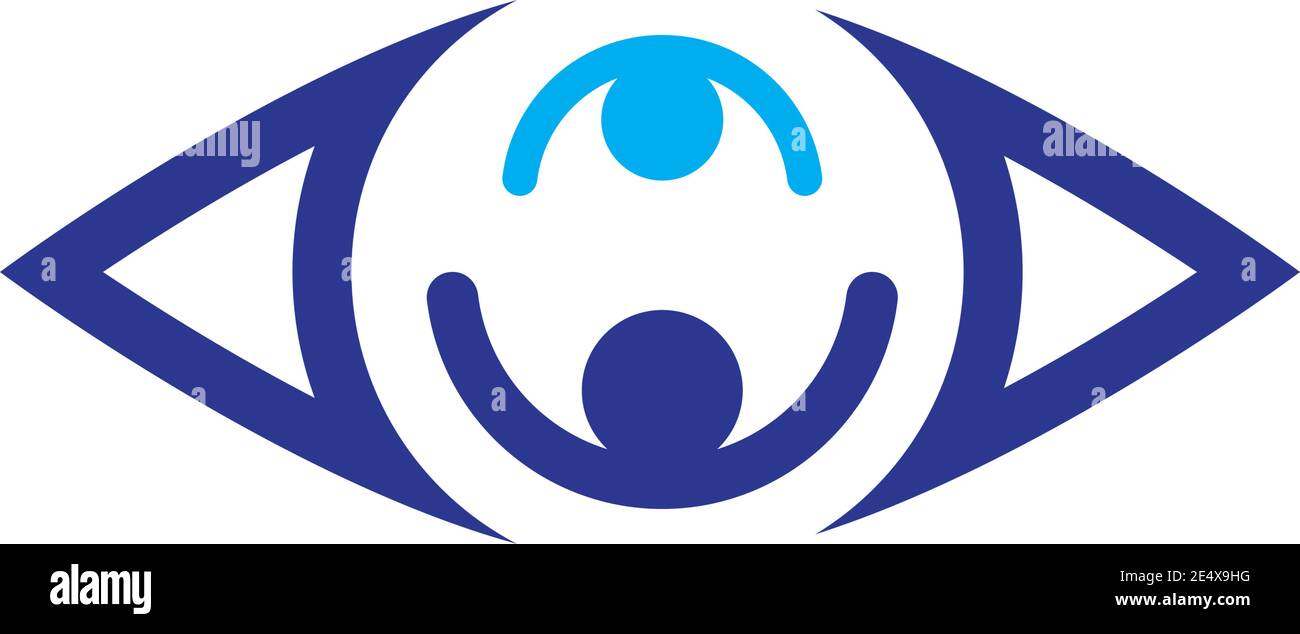 Branding Identity Corporate Eye Care vector logo design Stock Vector ...