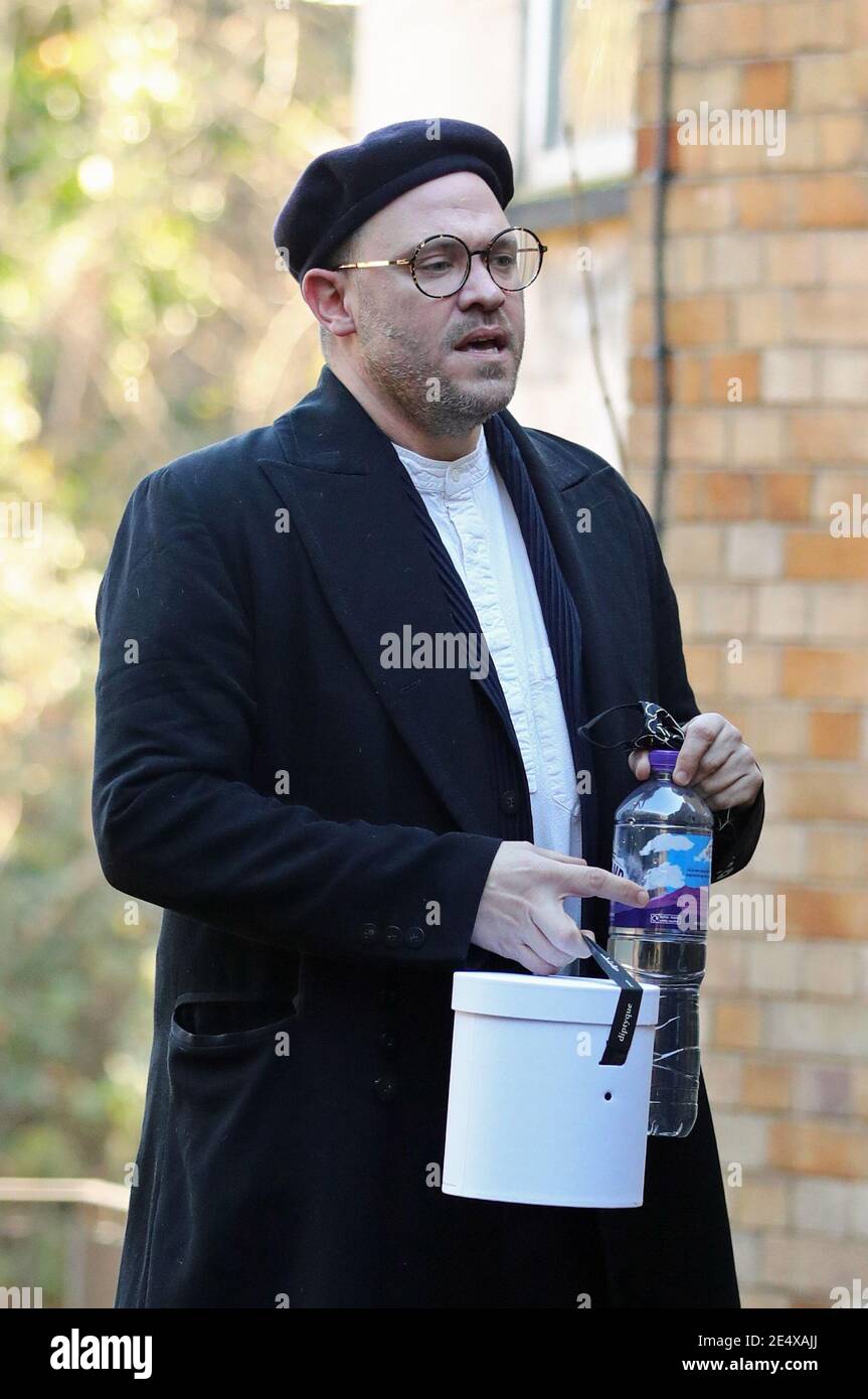 Singer Will Young arrives at St Pancras Coroner's Court, London, for ...