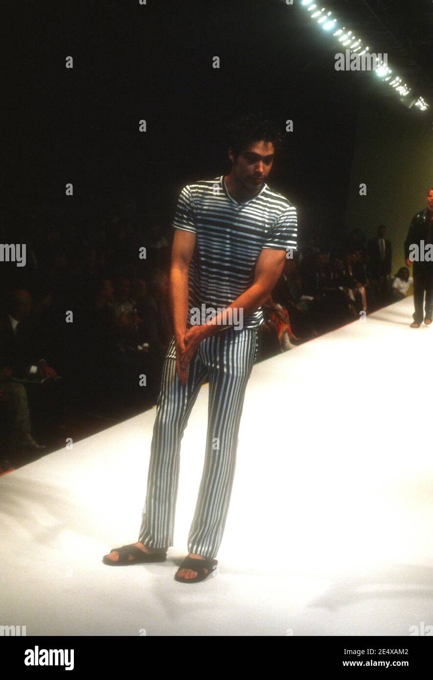 Santa Monica, California, USA 2nd May 1996 Model Mike Campbell walks ...