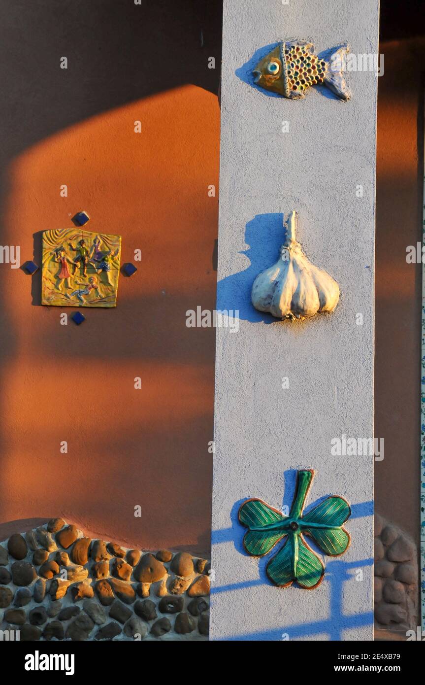 The artist's colony in Aniam. Aniam is an Israeli settlement, a moshav ...