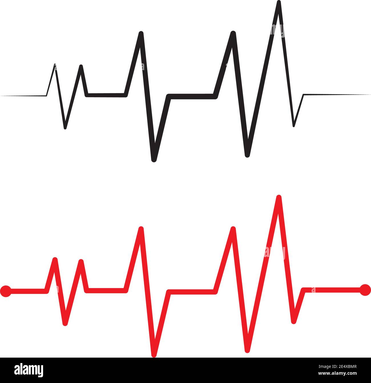 heart beat line vector ilustration Stock Vector Image & Art - Alamy