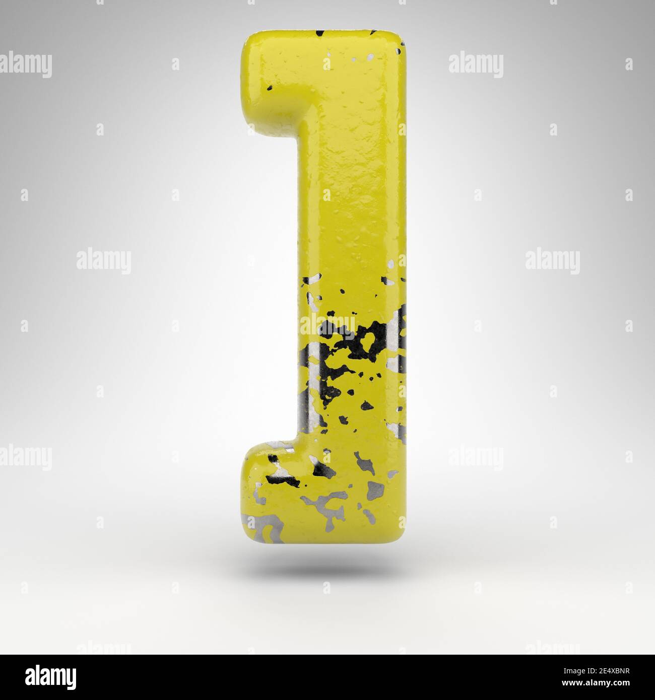 Right square bracket symbol on white background. 3D rendered sign with ...