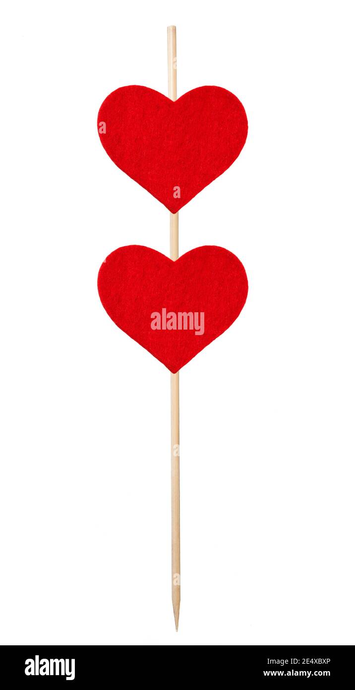Heart on stick gift Cut Out Stock Images & Pictures - Alamy