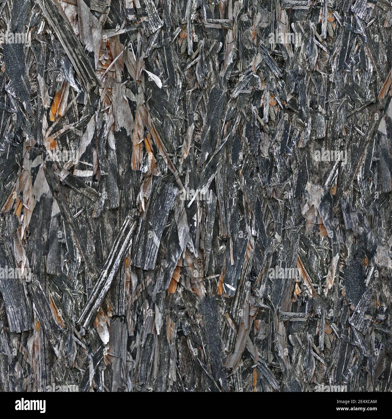 Old aged weathered oriented strand board OSB chipboard texture, grungy ...